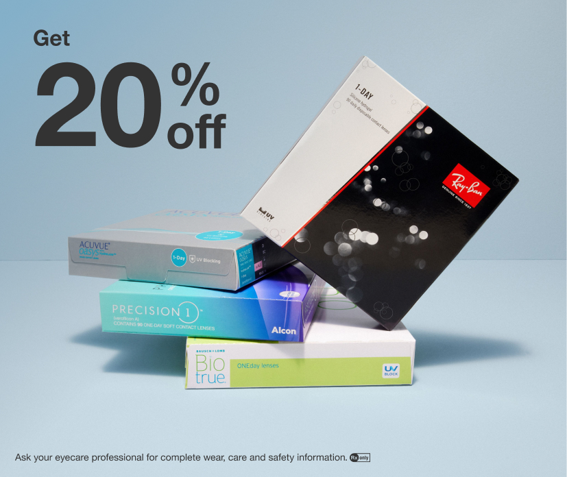 Contact Lenses & Prescription Eyewear from $79